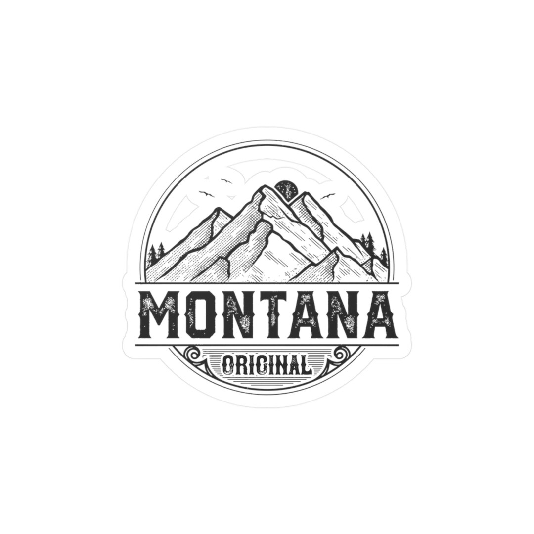 Montana Original Vinyl Decals Montana Personalized Stickers Montana ...