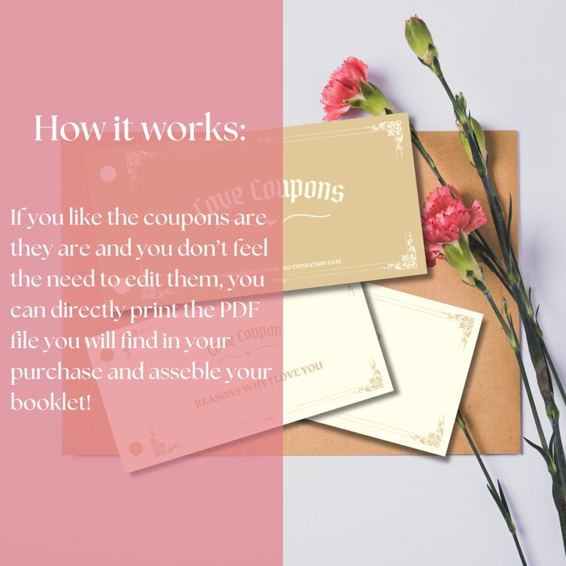 Customizable Love Coupon Book Printable Coupon Book Editable - Etsy