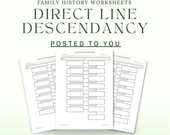 Family Group Worksheet | Family Record Worksheet | Family History | 20 ...