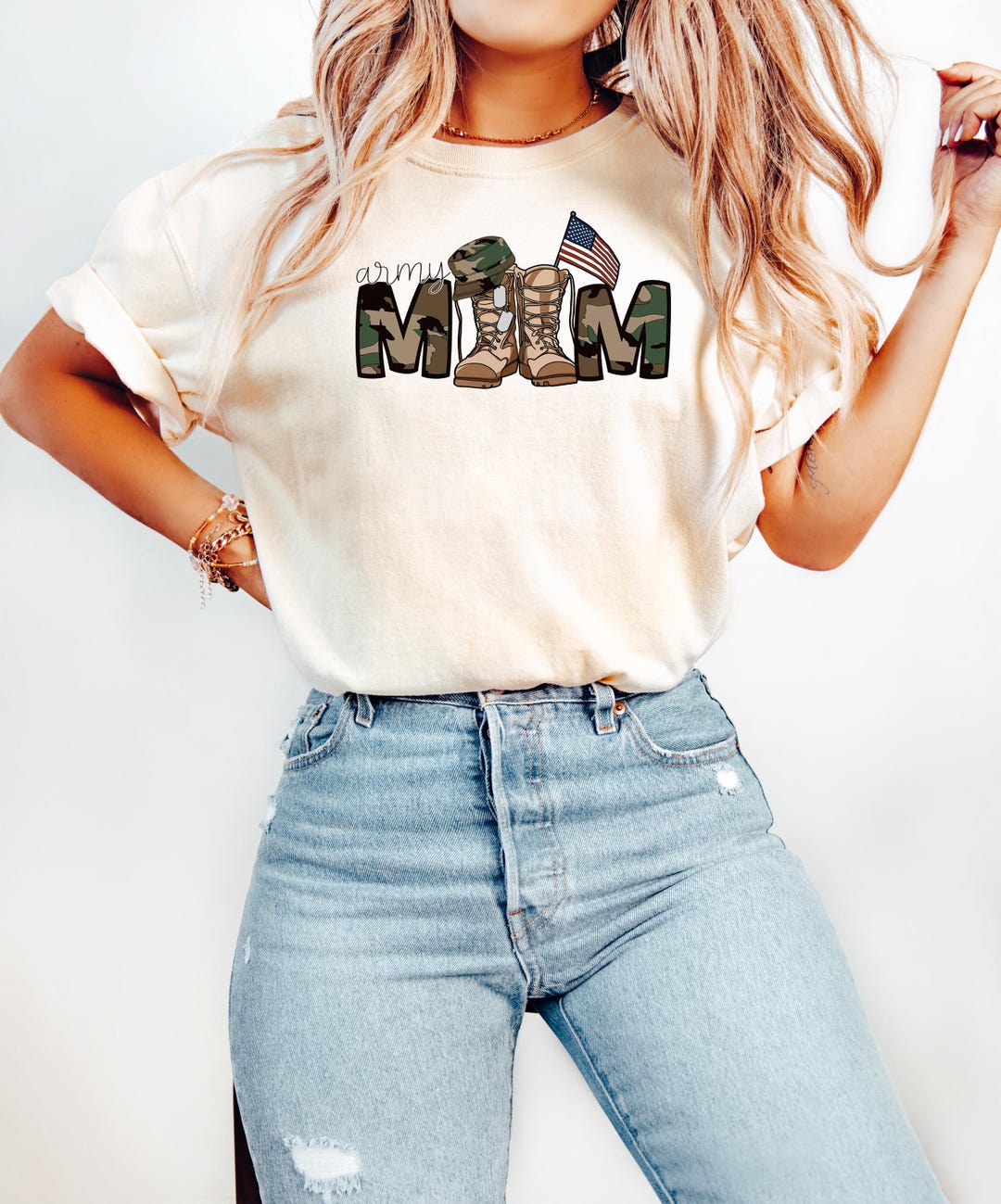 Proud Army Mom Shirt, Trendy Army Mom Shirts, Soldier Mama Shirt, Army ...