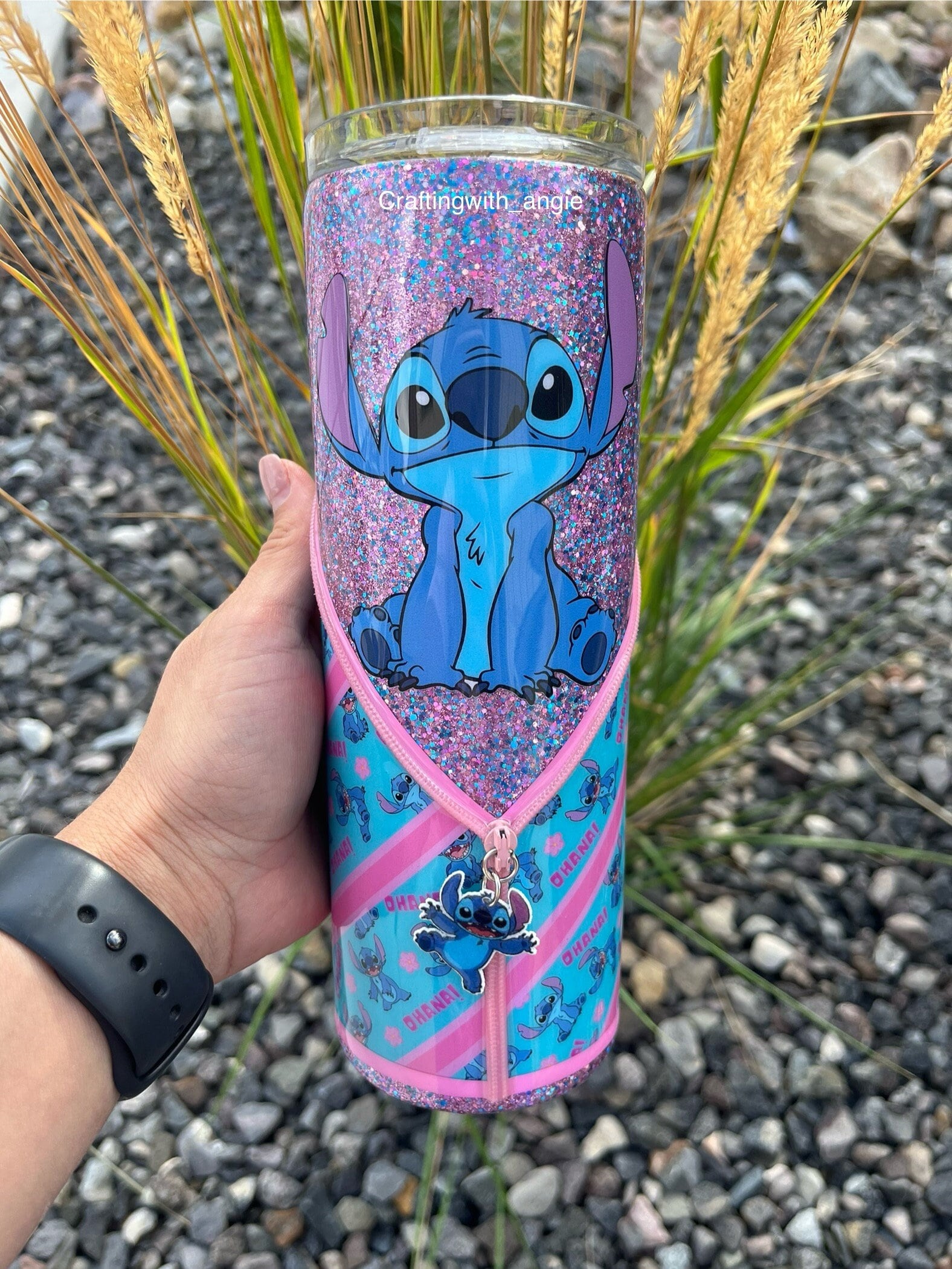 Blue Alien Cartoon Zipper Tumbler - Etsy