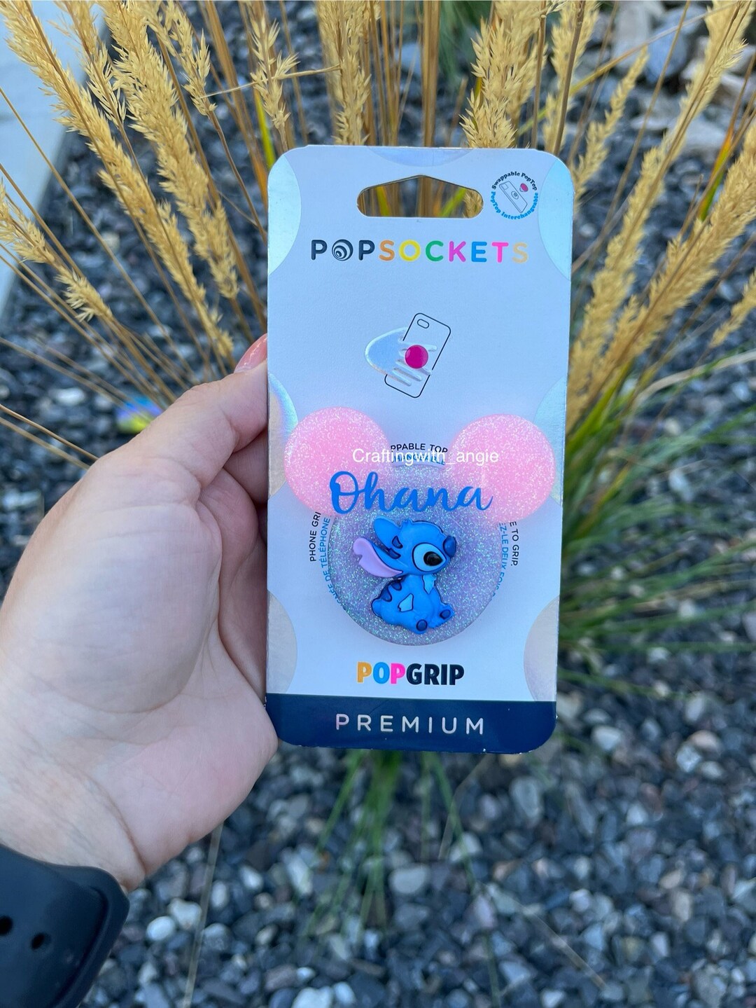 Blue Alien Cartoon Pop Socket - Etsy