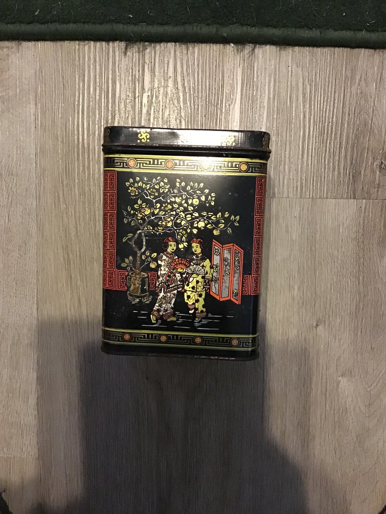 Square Tea Tin - Etsy
