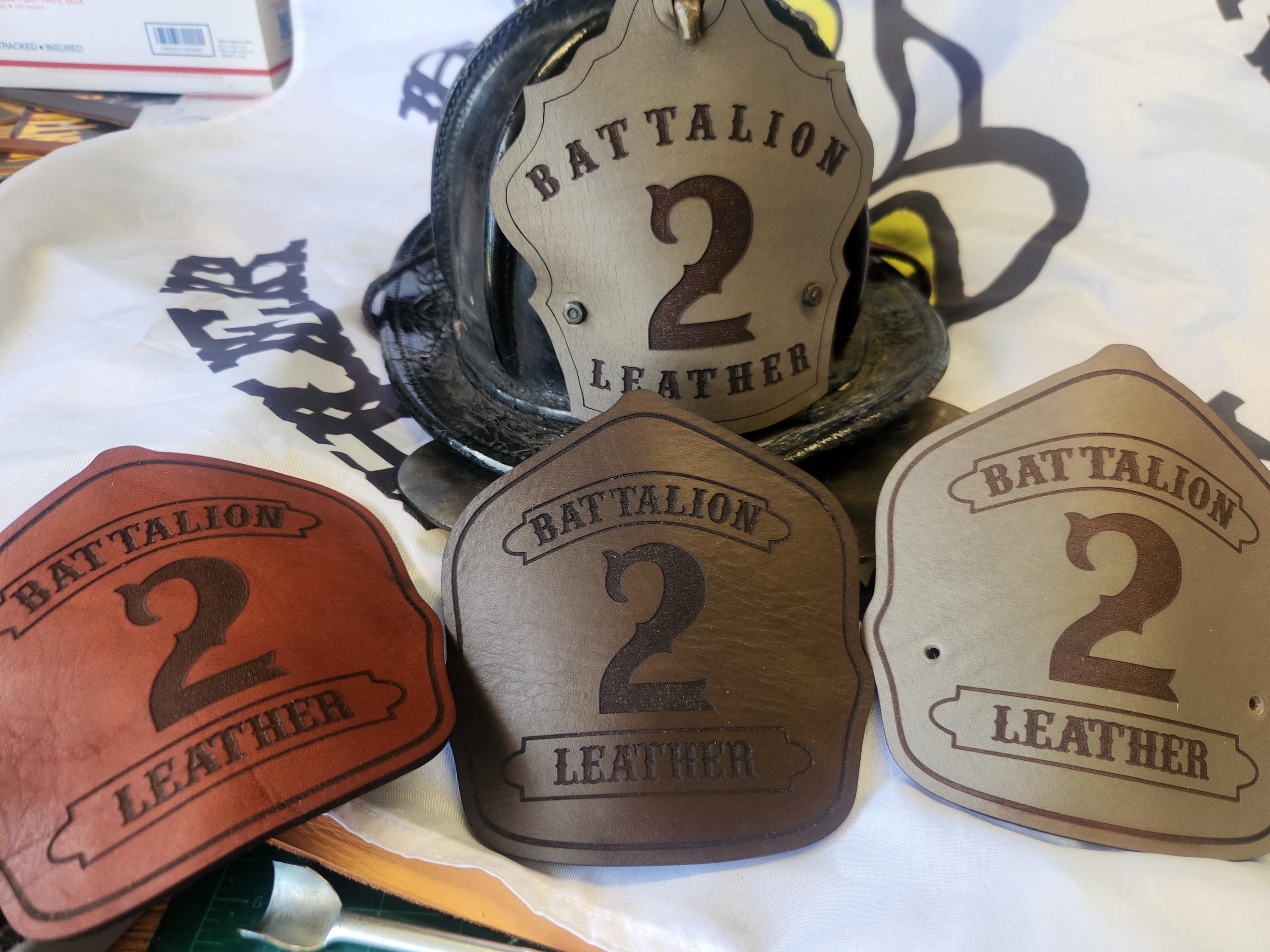 Custom Leather Traditional Fire Helmet Front - Etsy