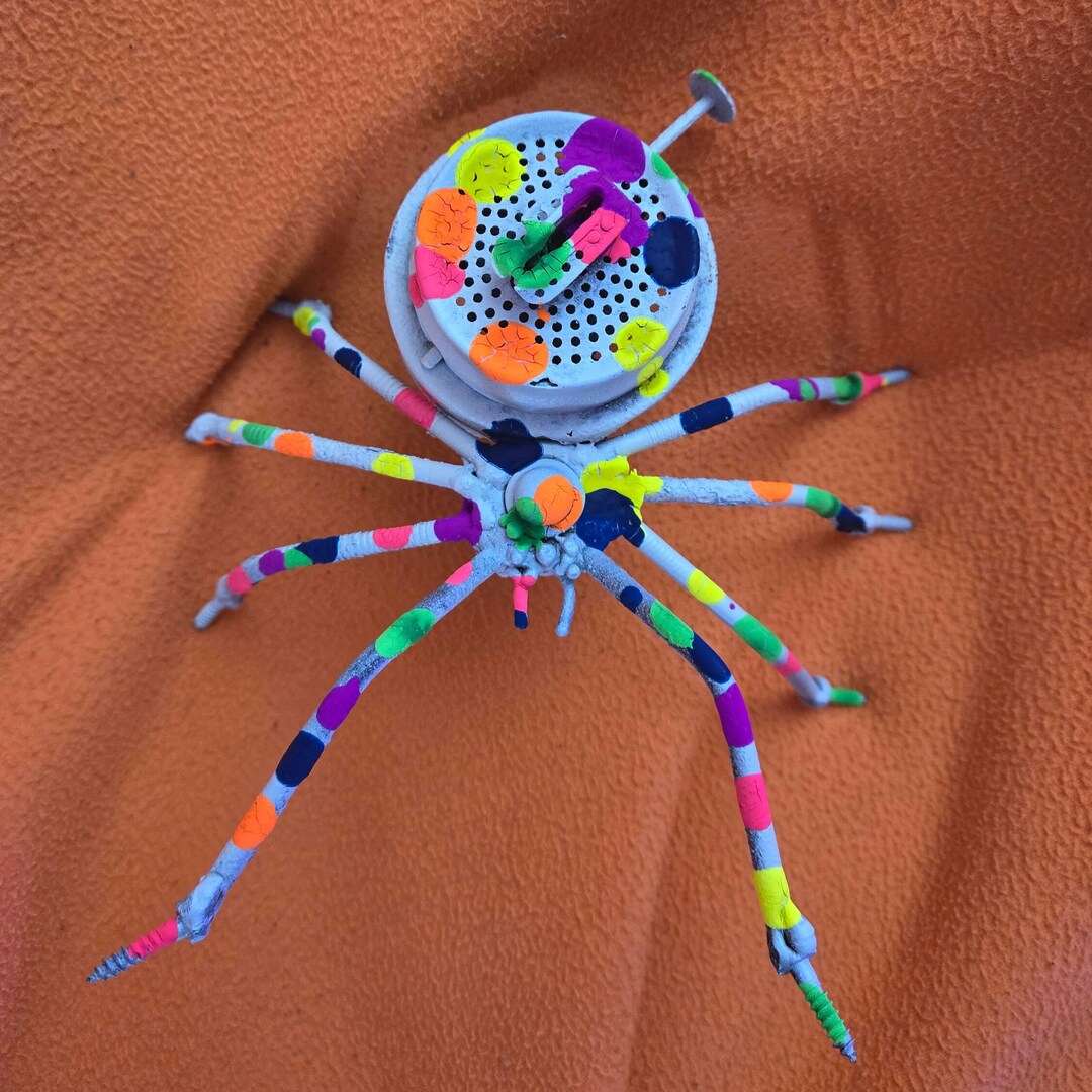 Spider Made From Scrap Metal. - Etsy