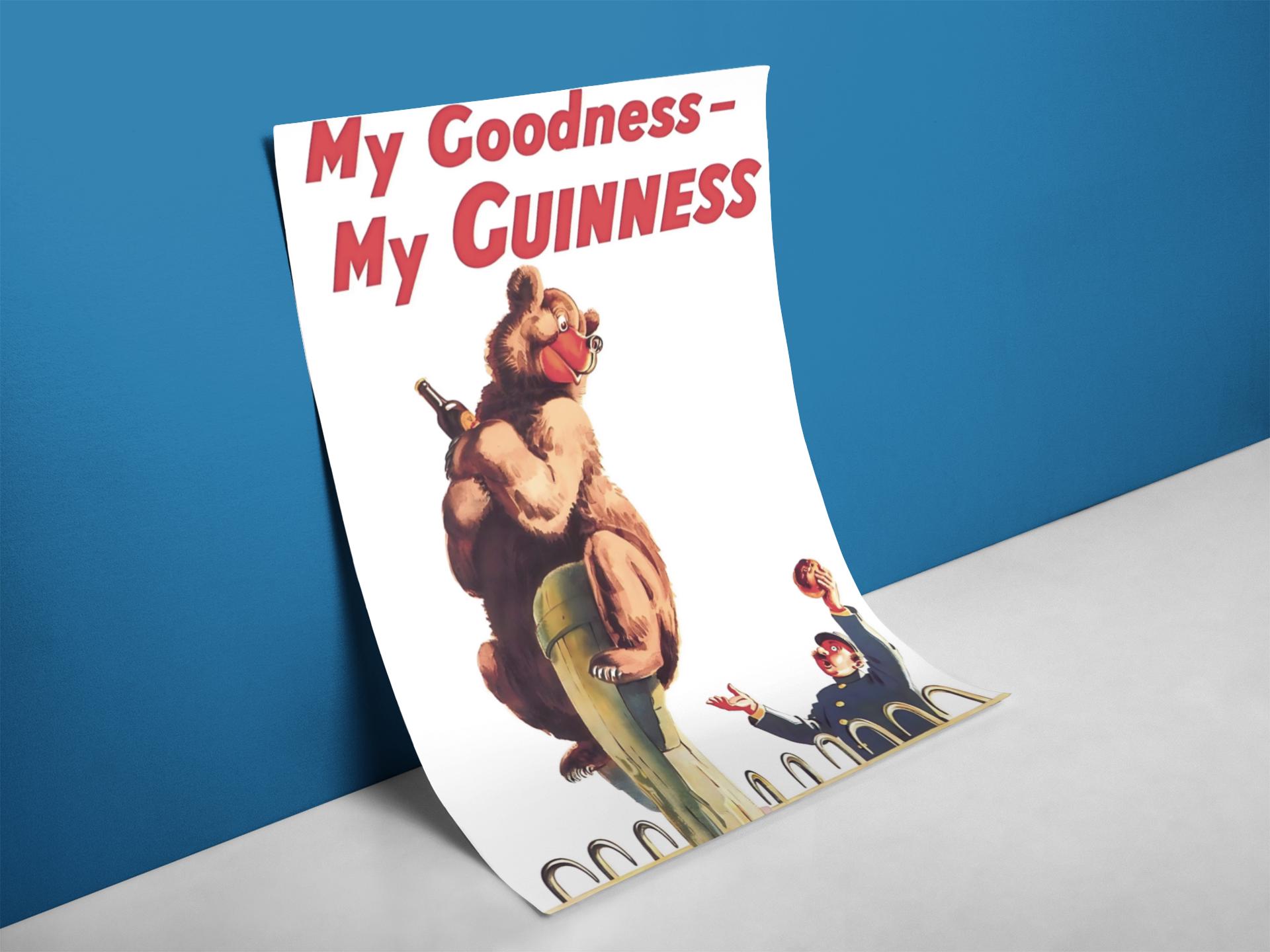 Vintage Guinness 6 X Digital Poster Bundle Instant Download Quality ...