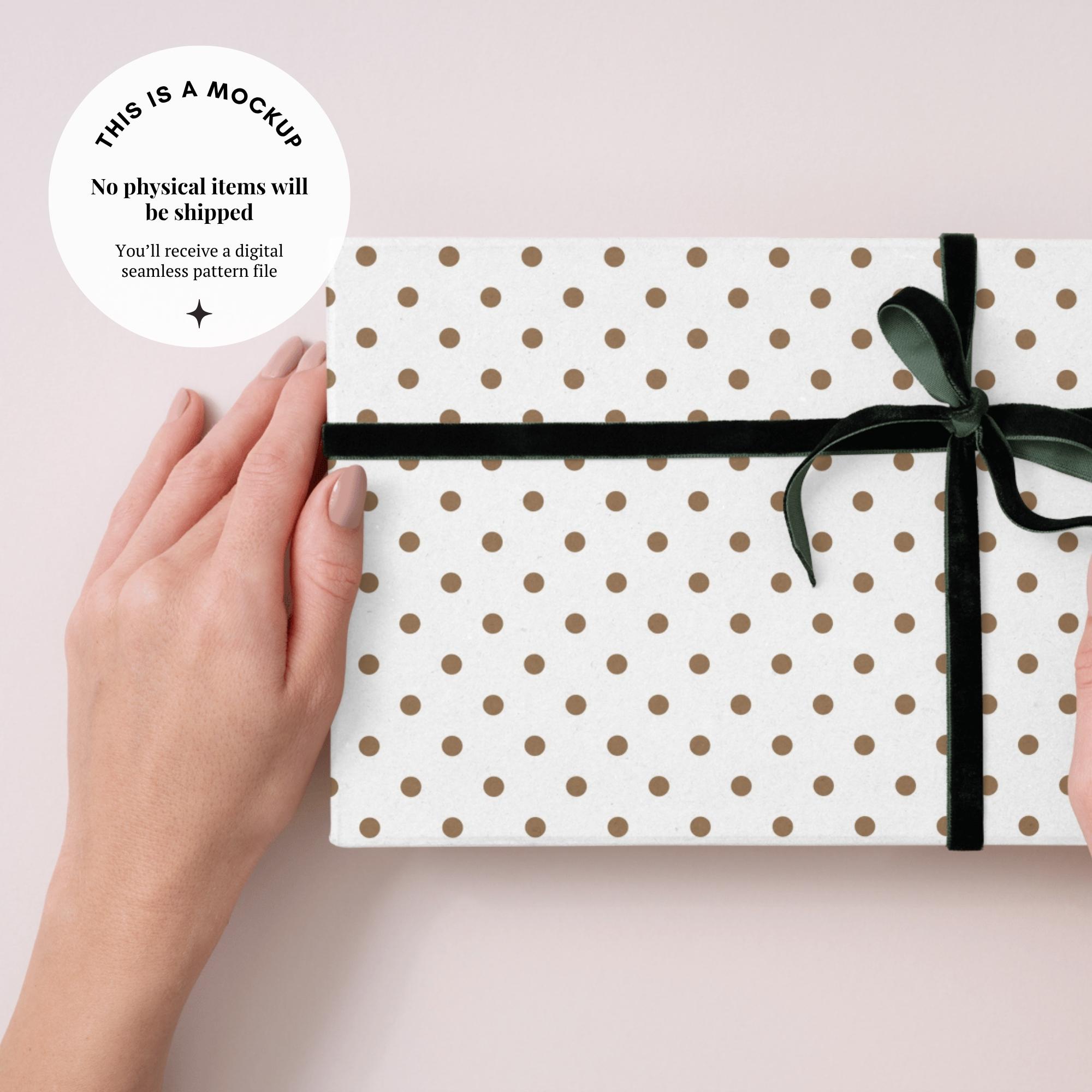 Brown Spot Digital Paper – Seamless Neutral Polka Dot Background for ...
