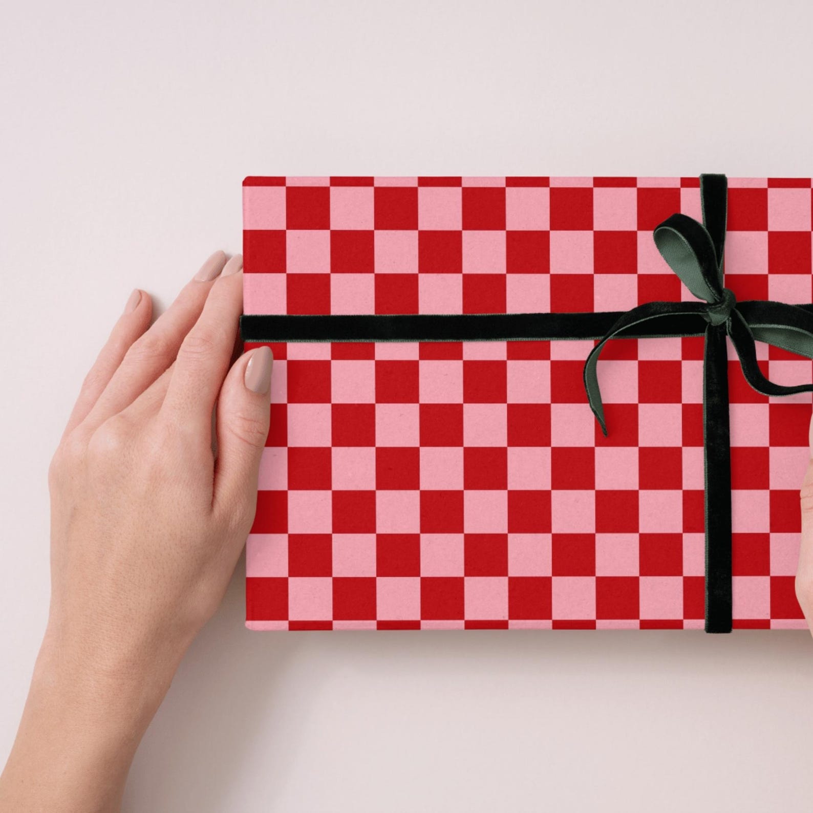 Red Pink Checkerboard Seamless Pattern – Valentine Checkered JPG for ...