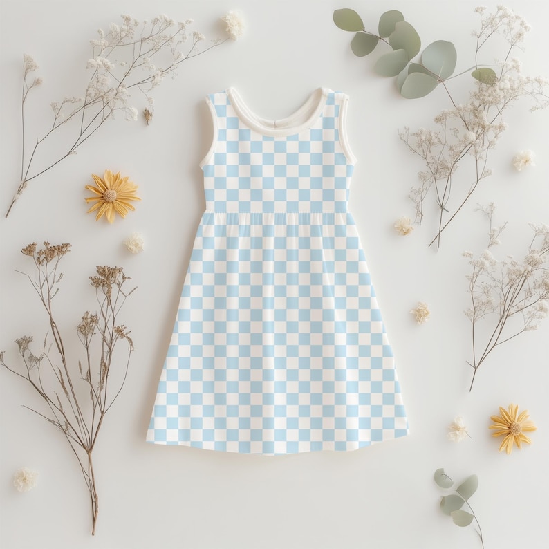 Light Blue Checkerboard Seamless Pattern – Pastel Checkered JPG for ...