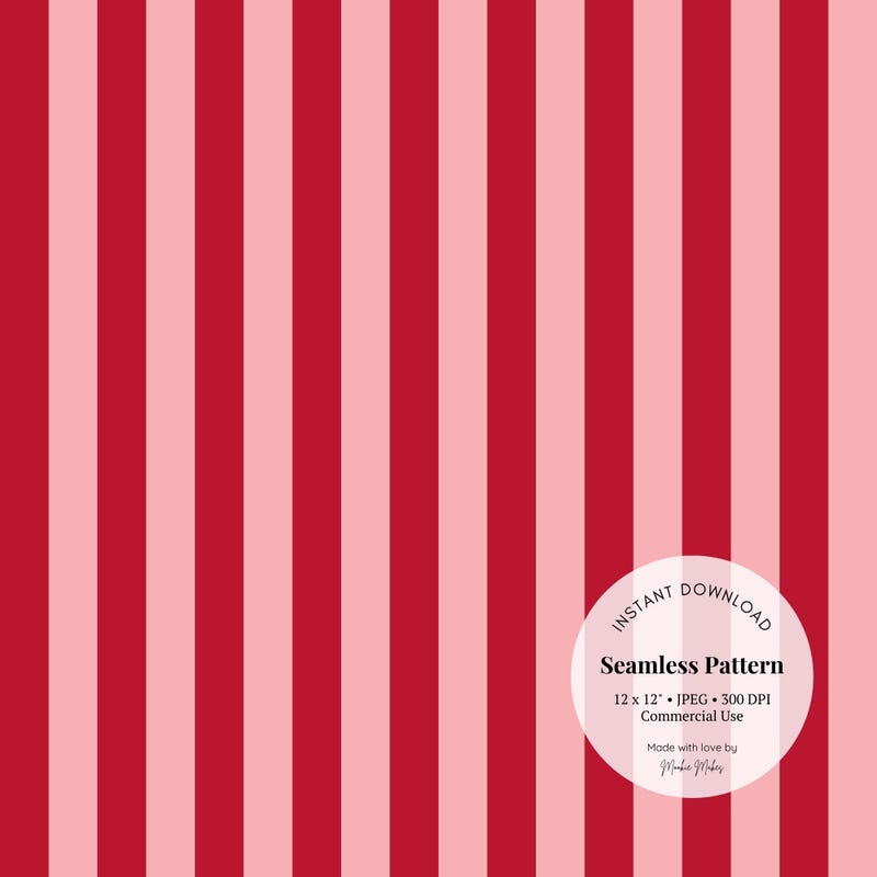 Red Wallpaper Stripes - Etsy UK