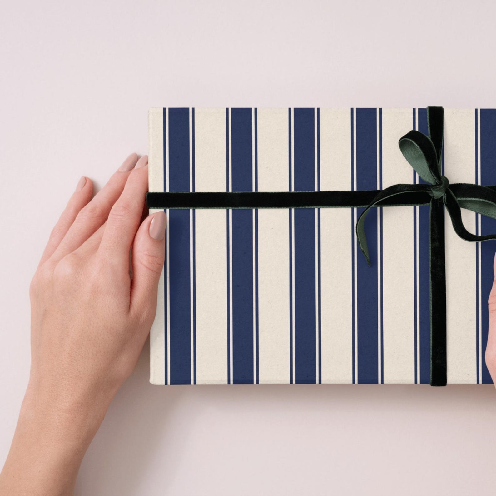 Navy Stripe Pattern – Nautical Digital Paper, Minimalist Seamless ...