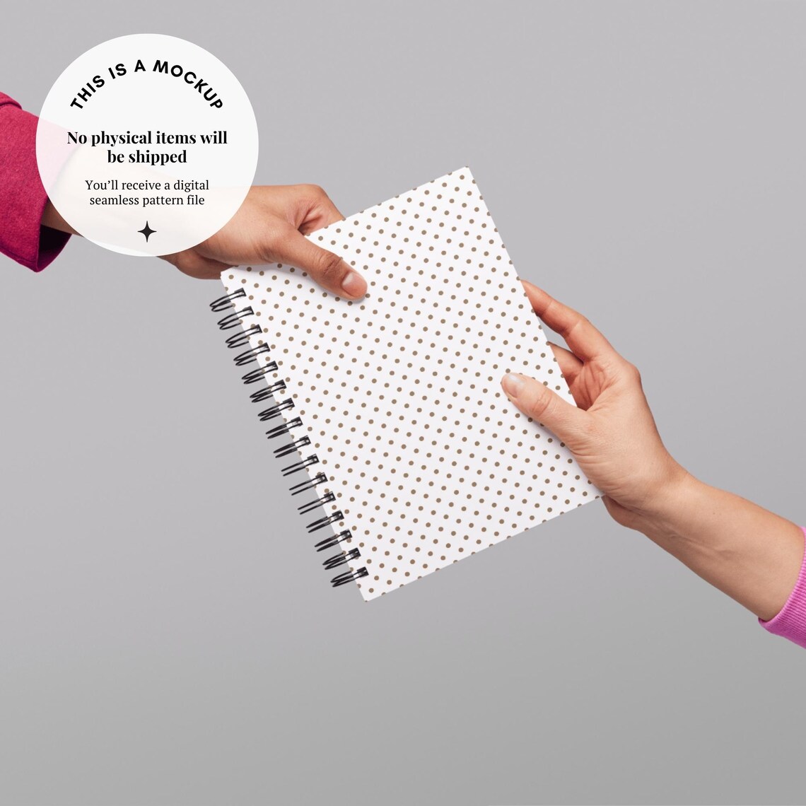 Brown Spot Digital Paper – Seamless Neutral Polka Dot Background for ...