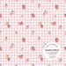 Strawberry Gingham Seamless Pattern: Kawaii Retro (JPG Digital Download ...