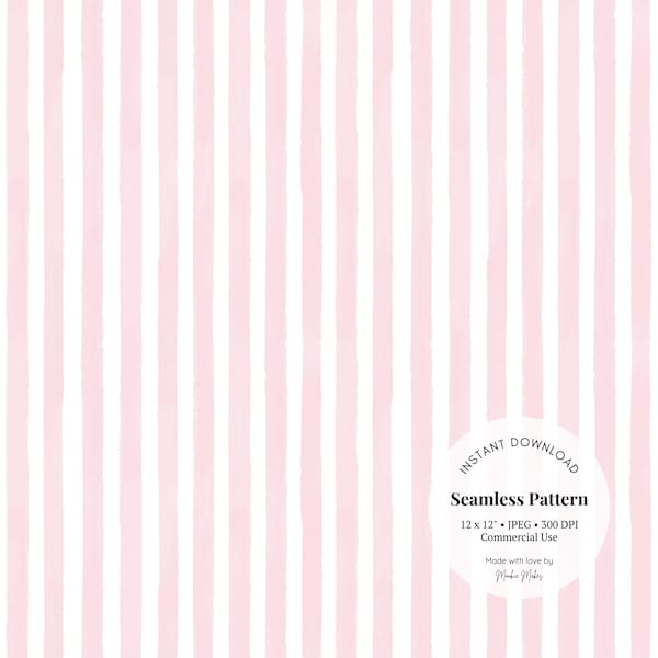 Stripe Digital Paper - Etsy