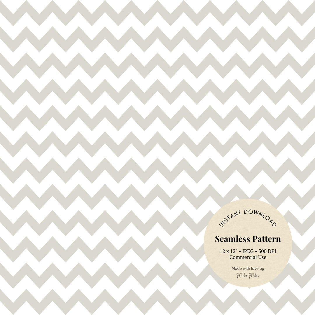 Greige Chevron Digital Paper: Neutral Zig Zag Pattern (JPG Download ...