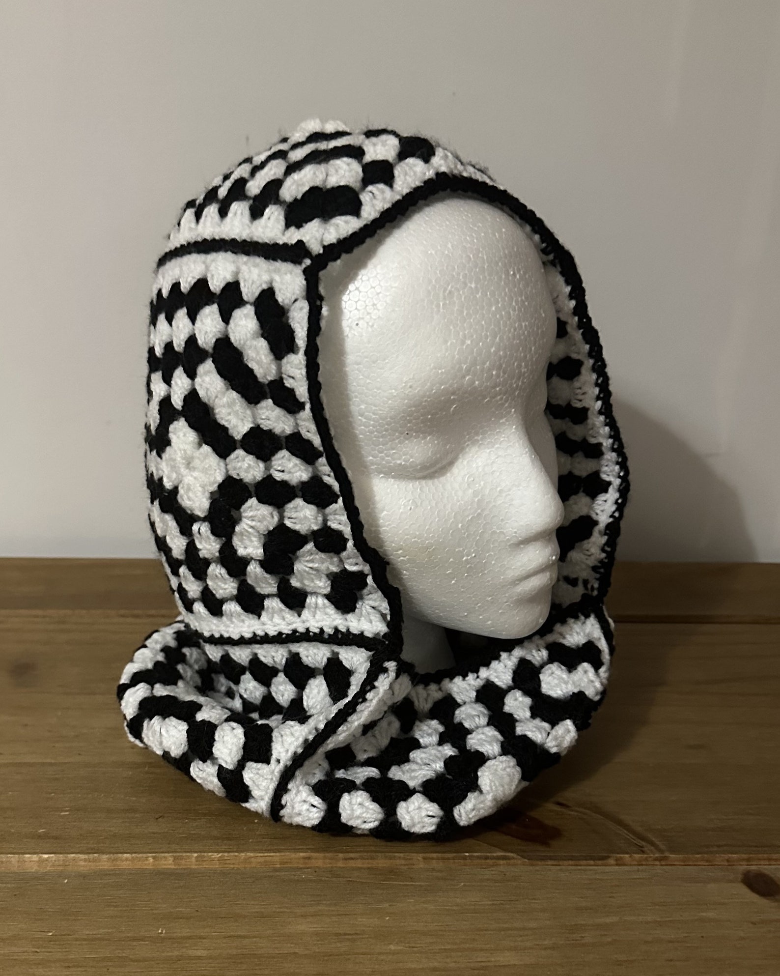 PDF Crochet Pattern | Granny Square Balaclava | Crochet Balaclava ...