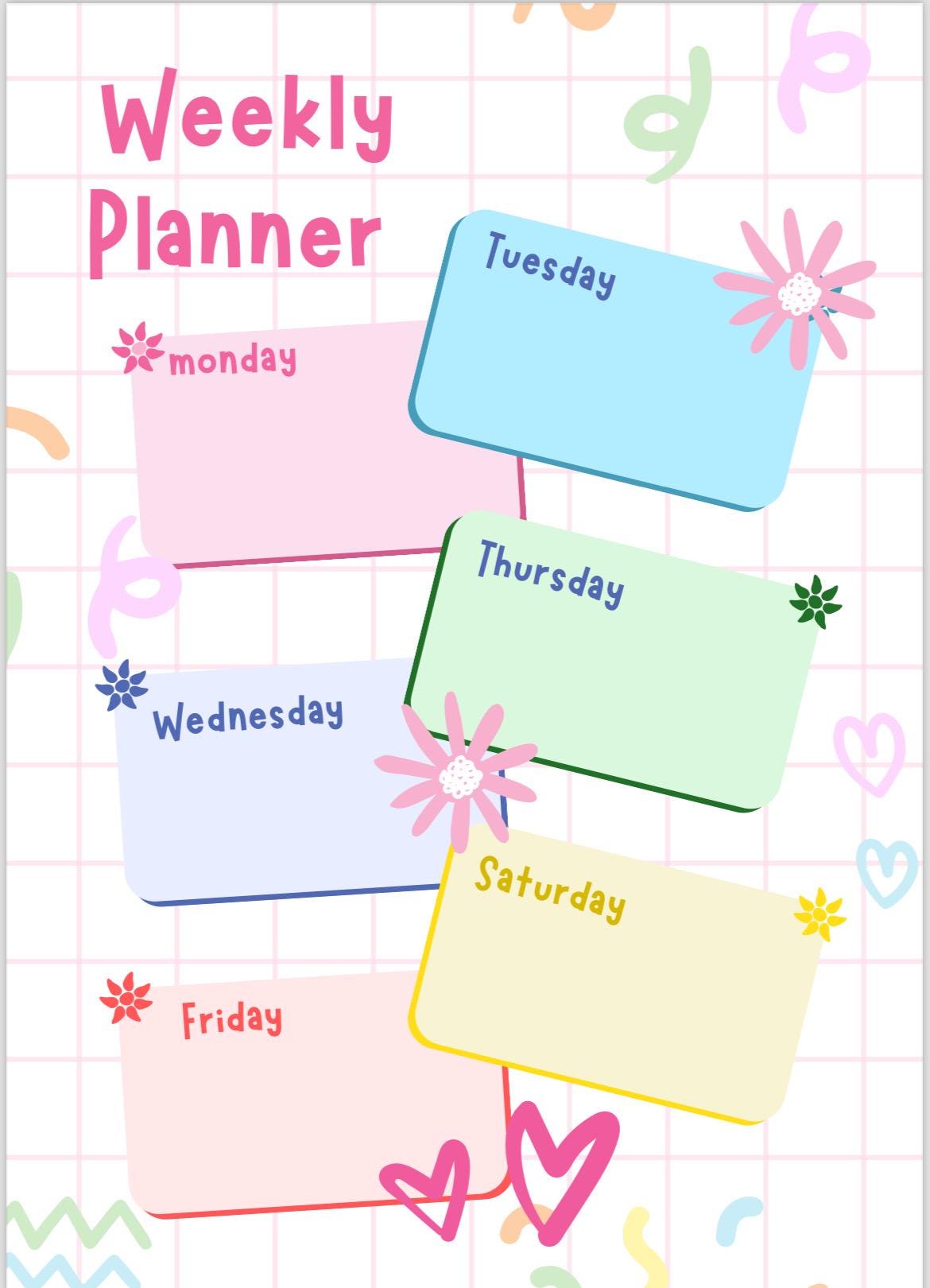 Kids Planner - Etsy