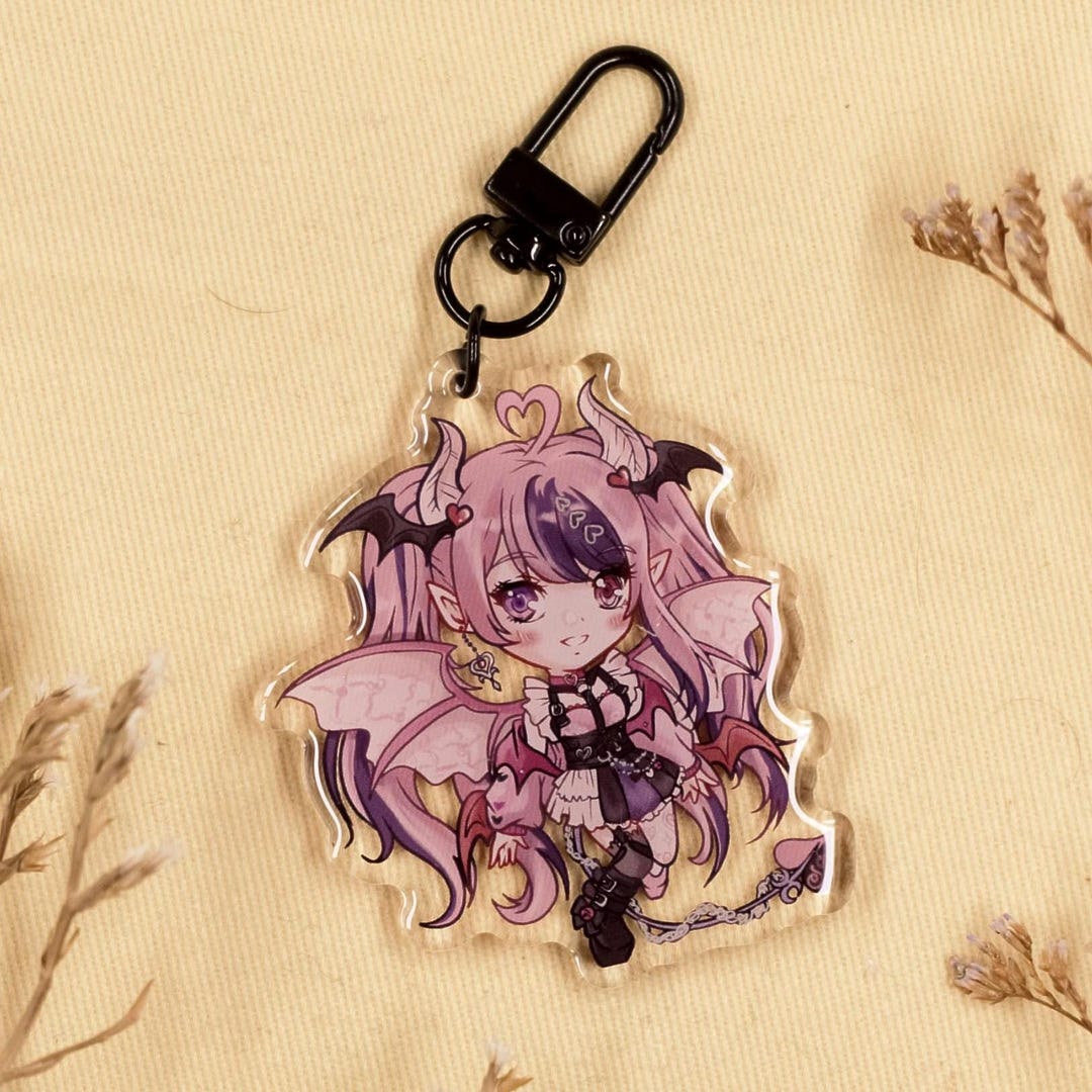 Cute Vtuber Ironmouse Keychains - Etsy