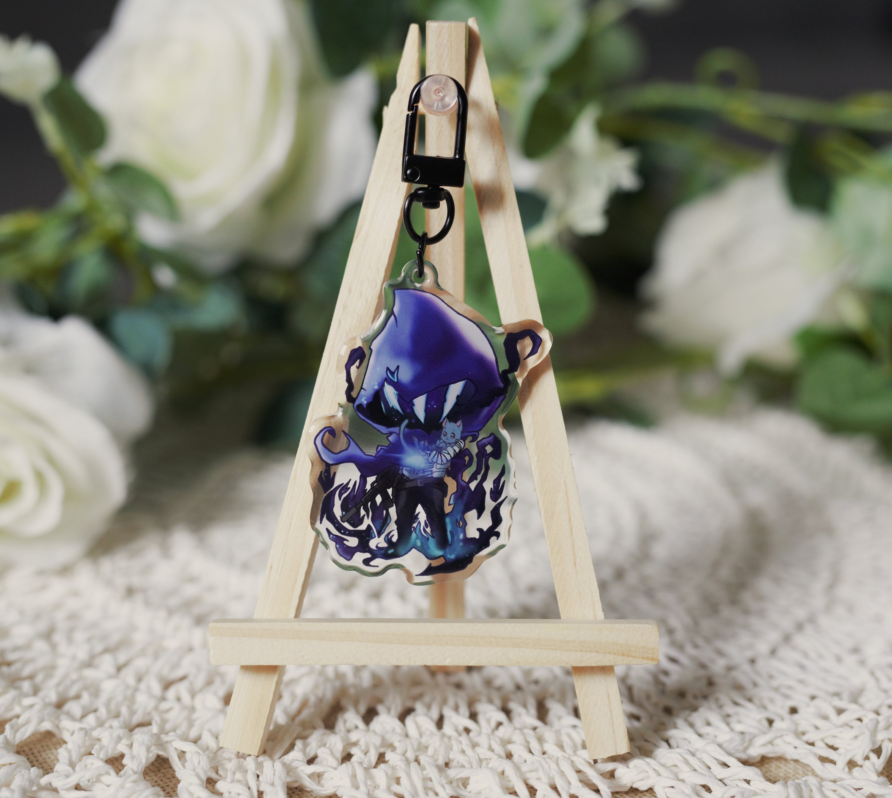 Cute Omen Valorant Cat Keychain Keyring - Etsy