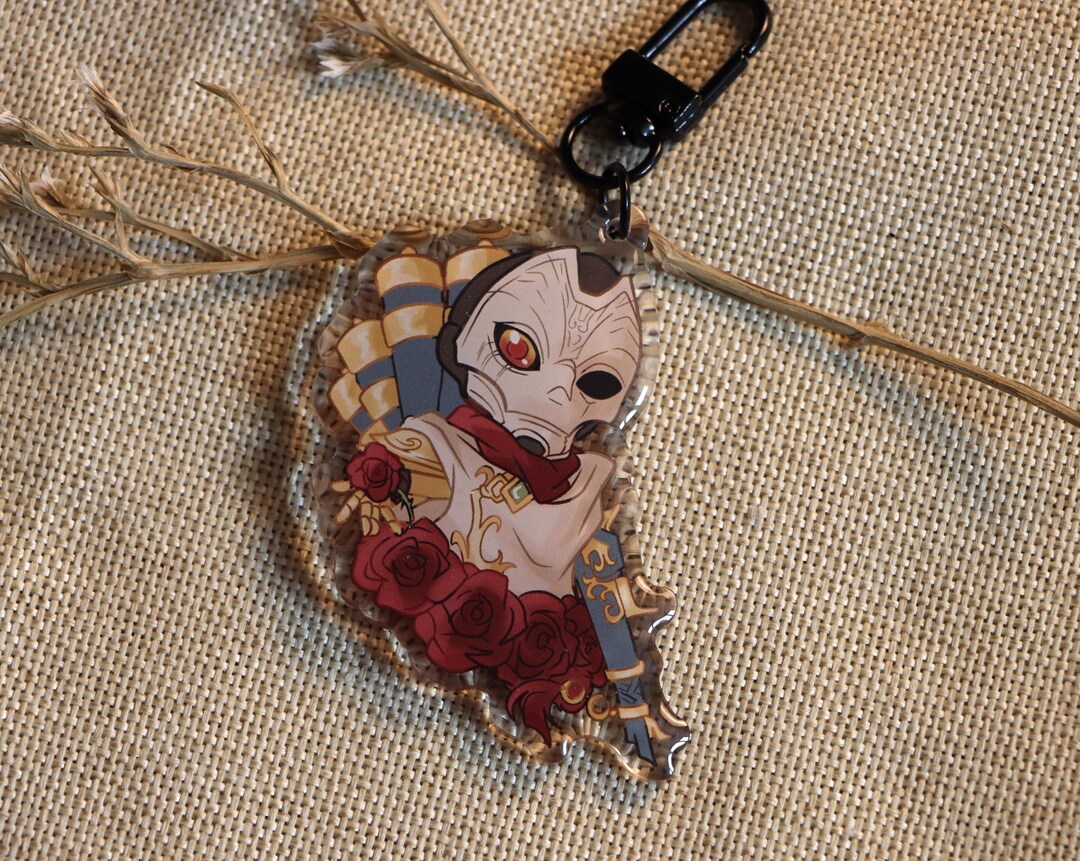 Cute League of Legends Jhin Inspired Keychains - Etsy