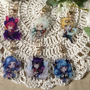 Cute Jinx Classic League of Legends Keychain Keyring - Etsy
