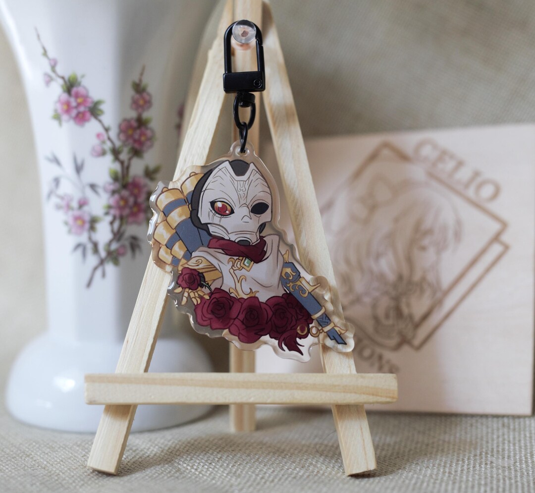 Cute Jhin Classic League of Legends Keychain Keyring - Etsy