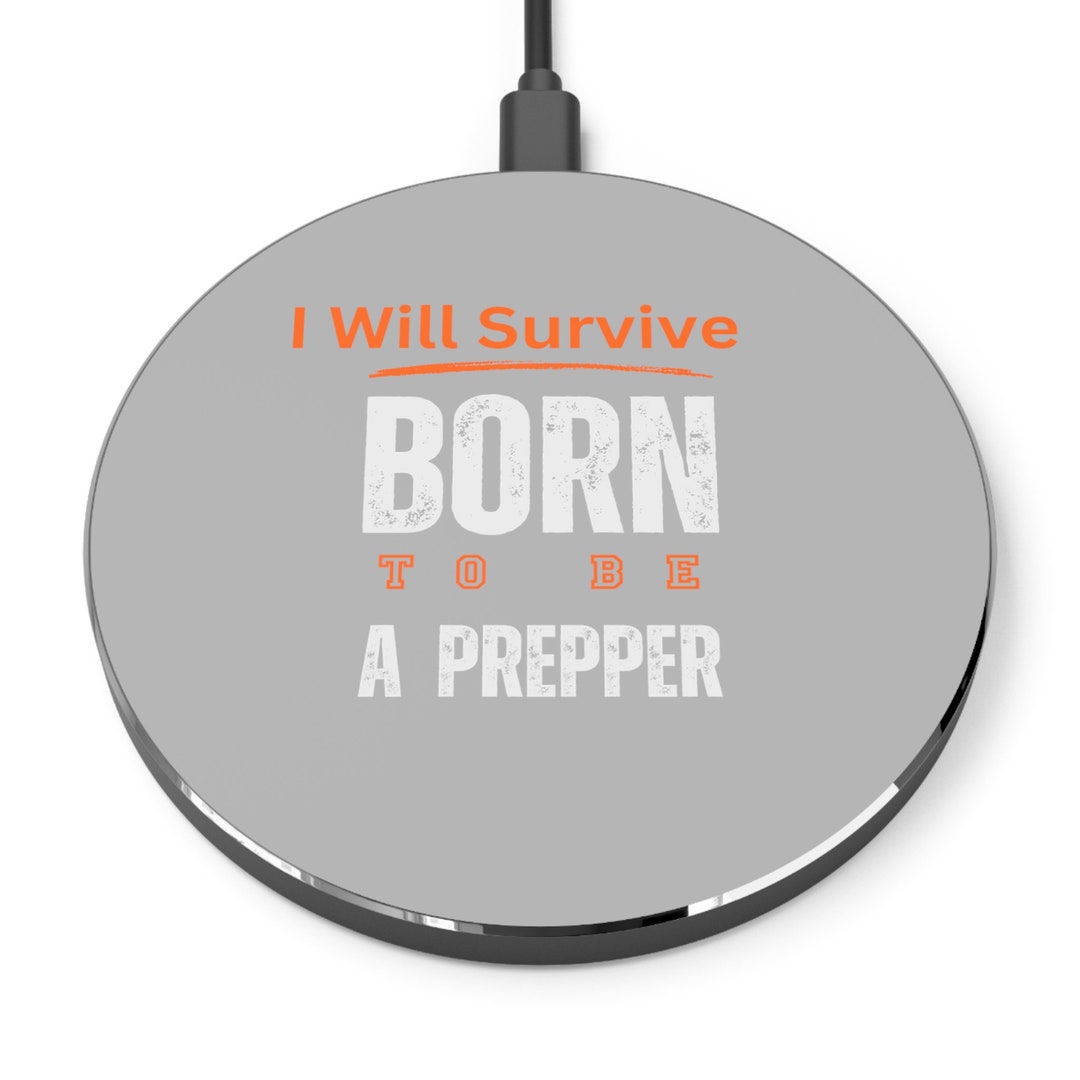 Born to Be A Prepper Wireless Charger - Etsy
