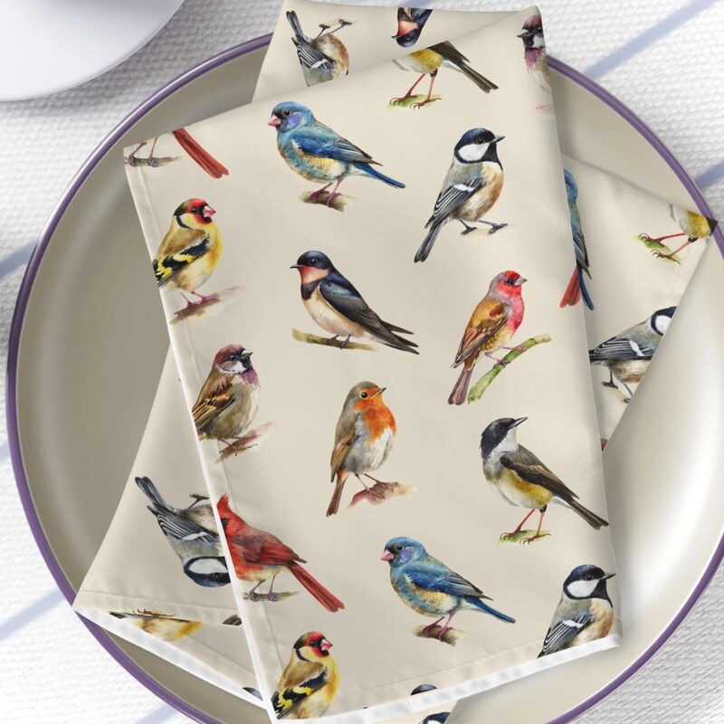 Bird Napkins - Etsy