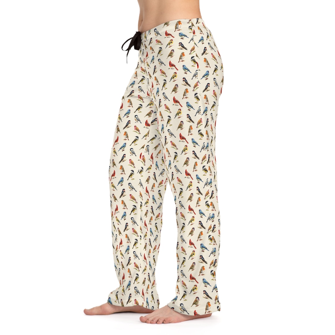 Beautiful Birds Pajama Pants - Etsy
