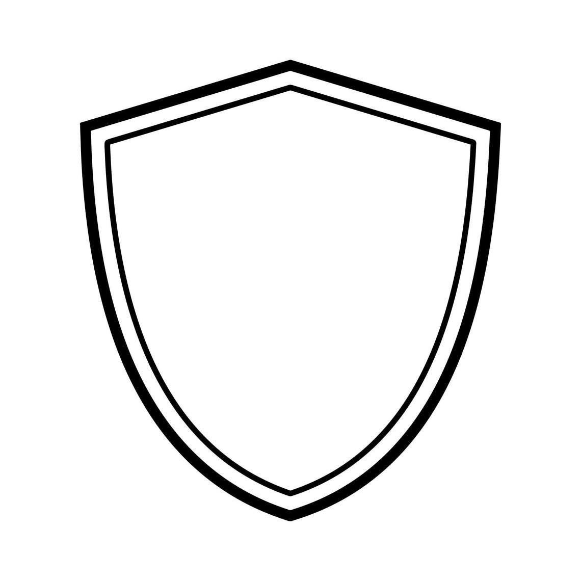 Outline Shield SVG, Shield SVG Cut Files for Cricut, Outline Shield SVG ...