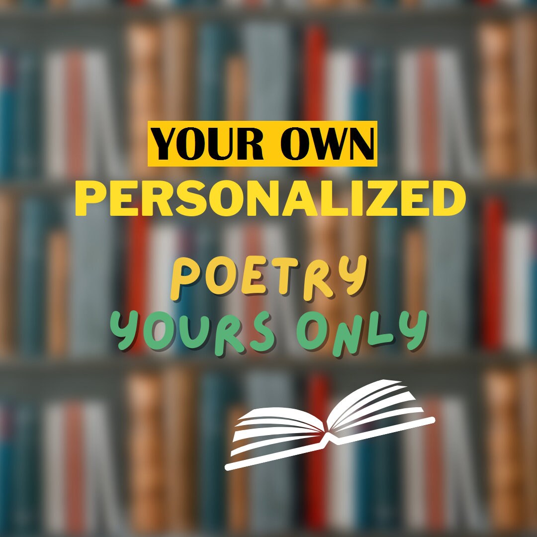 Personalized Poetry Print Gift for Anniversary, Occasion or Love - Etsy