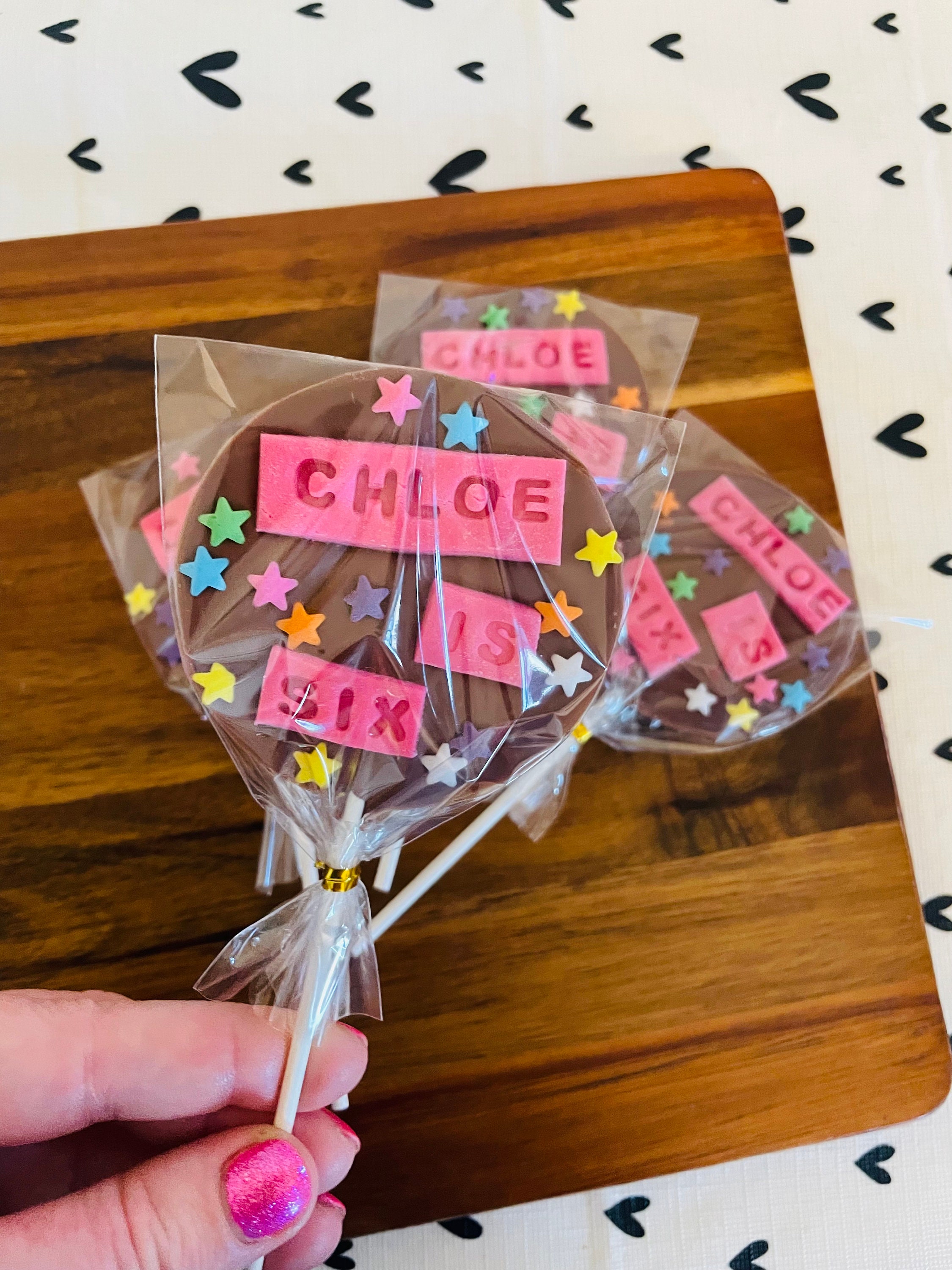 Chocolate Lolly Pops - Etsy UK
