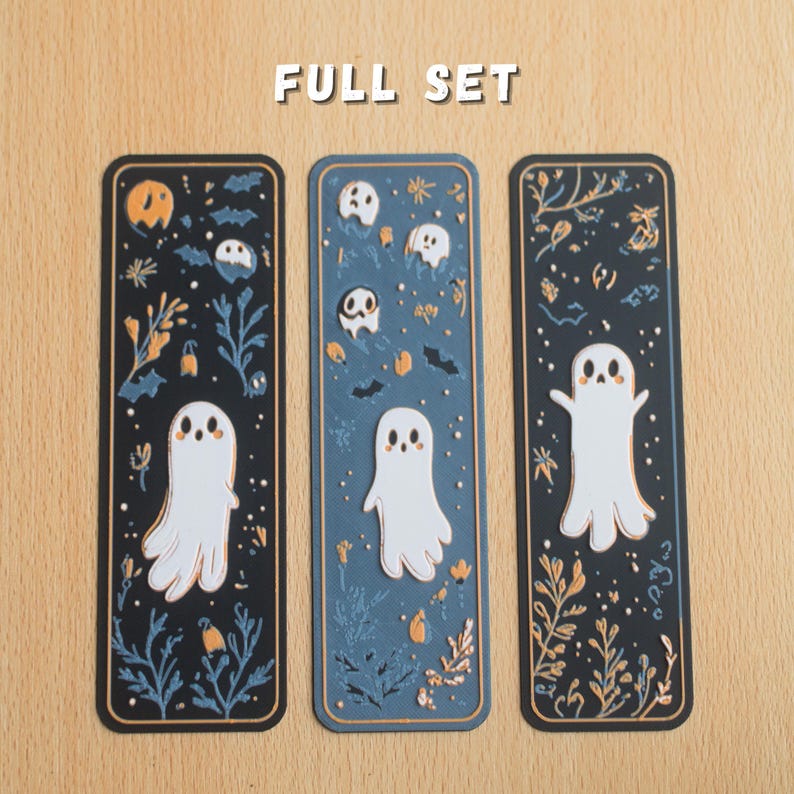 Cute Ghost Bookmarks Spooky Ghost Bookmarks for Readers Adorable for ...