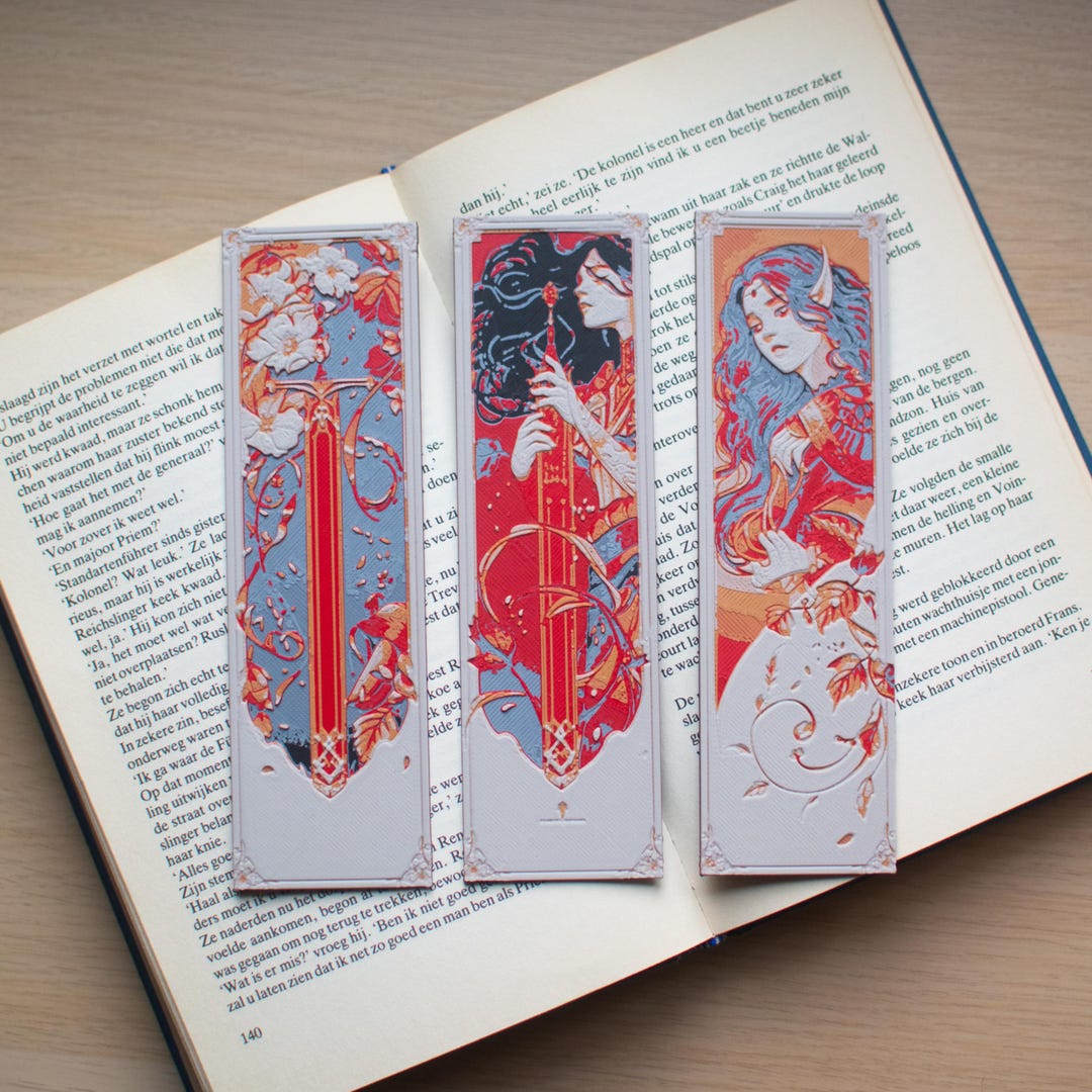 ACOTAR Bookmarks | Fantasy-inspired Art | Single or Full Set | Perfect ...