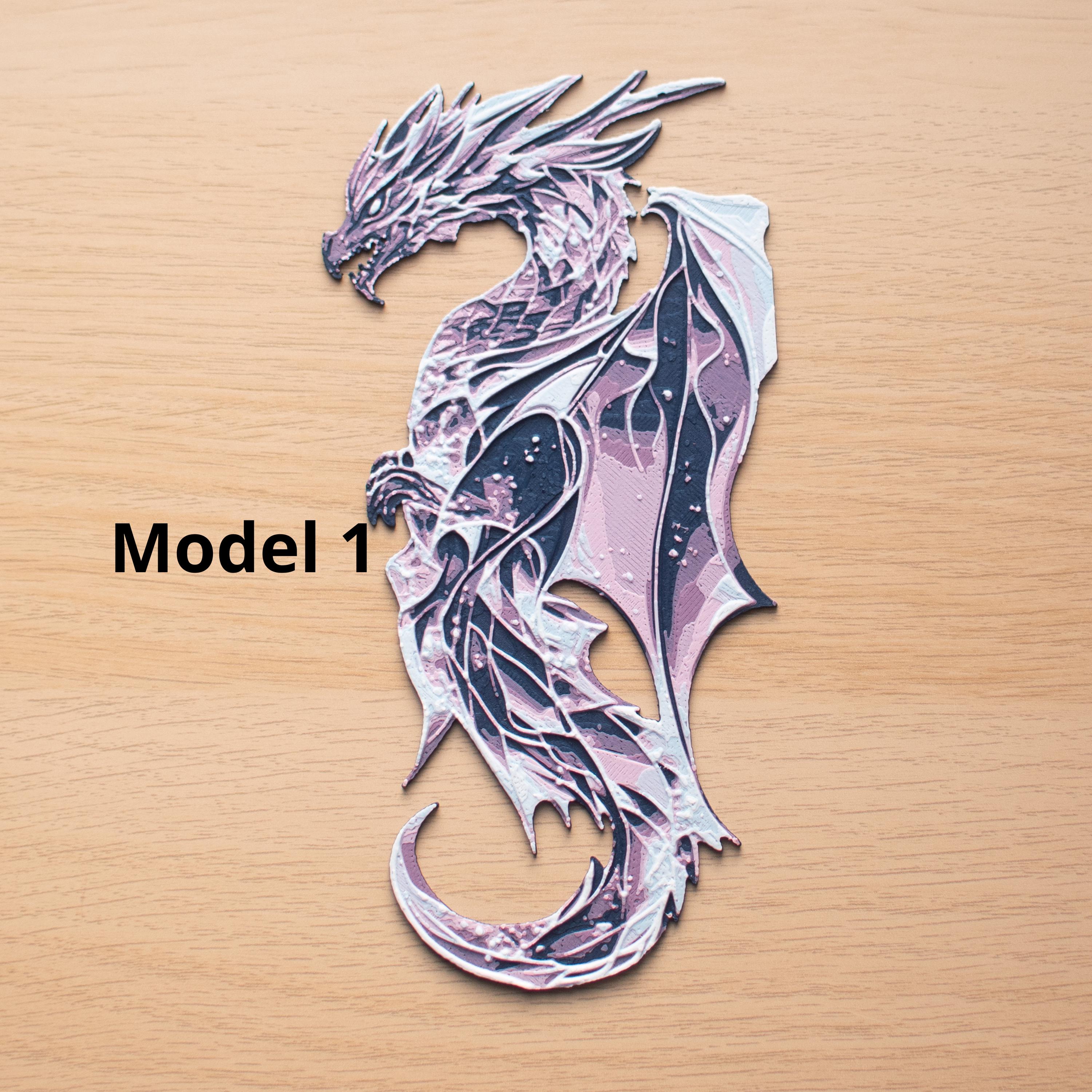 Dragon Bookmark Set : Fantasy Cutout Bookmarks, Unique Gift for Book ...