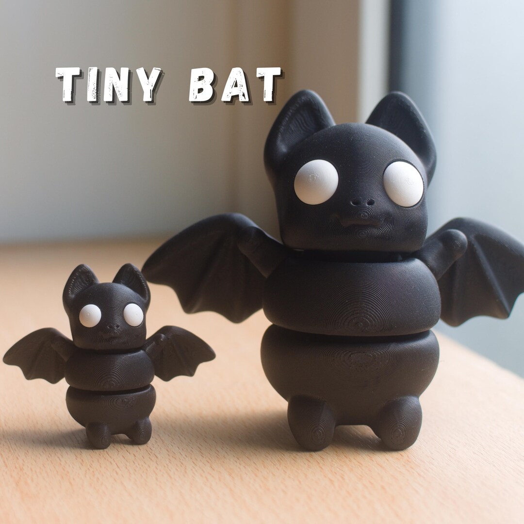 Articulated Tiny Bat Spooky Bat Figure Halloween Decor Gothic Home ...