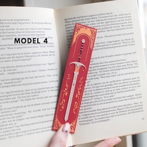 Elven Blades Bookmarks – Fantasy Sword Design, Perfect for Book Lovers ...