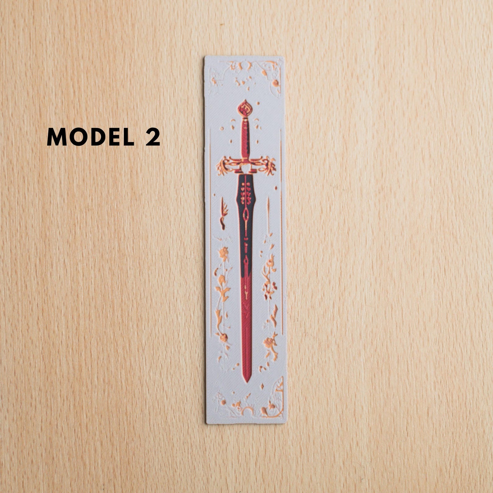 Elven Blades Bookmarks – Fantasy Sword Design, Perfect for Book Lovers ...