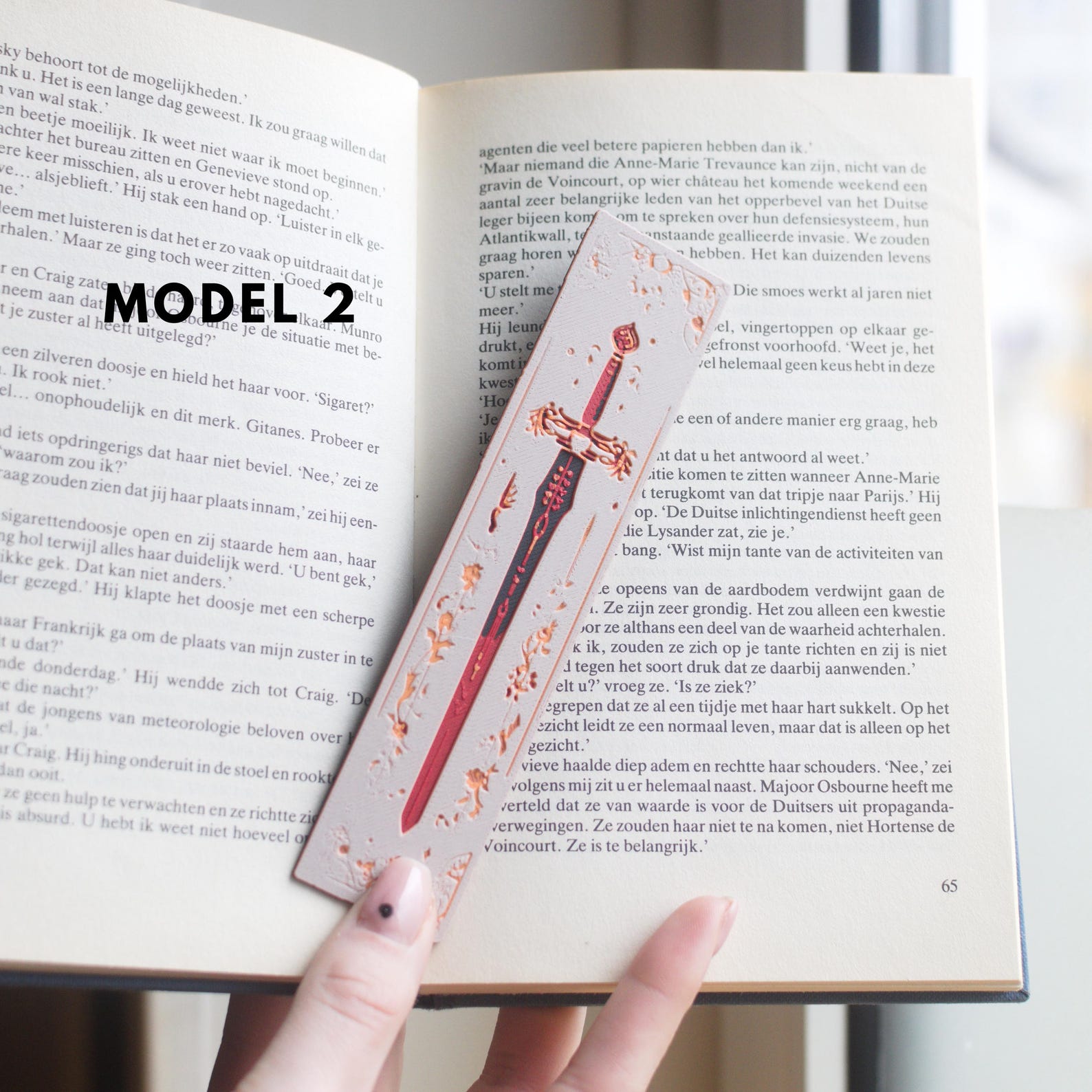 Elven Blades Bookmarks Fantasy Sword Design, Perfect for Book Lovers ...
