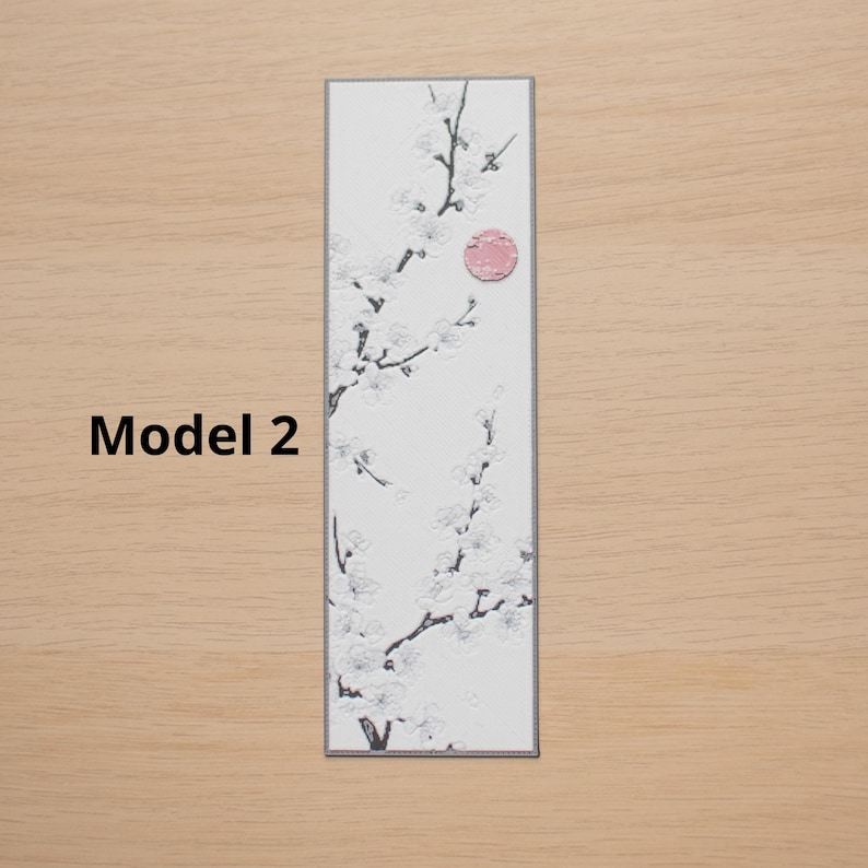 Cherry Blossom Bookmark Set | Japanese Sakura, Mt. Fuji Aesthetic ...