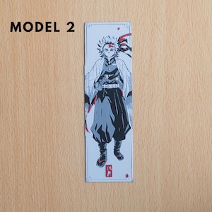 Demon Slayer Bookmark - Anime-inspired Set | Rengoku & Tanjiro Art ...
