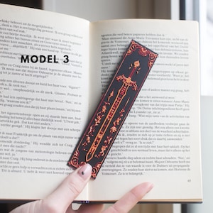 Elven Blades Bookmarks – Fantasy Sword Design, Perfect for Book Lovers ...