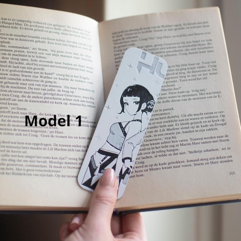 Kpop Demon Hunter Inspired Bookmark, Anime Manga Book Accessory, K-pop ...