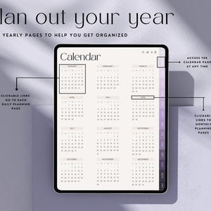 2025 Digital Planner, Minimalist Digital Planner, iPad Planner ...