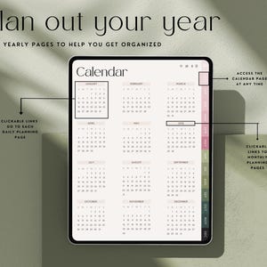 2025 Digital Planner, Minimalist Digital Planner, iPad Planner ...
