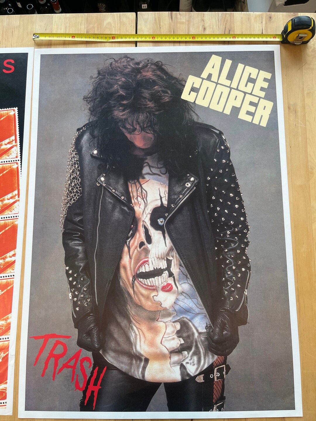Original Alice Cooper Poster *1988 Rare Vintage Print Trash Album ...