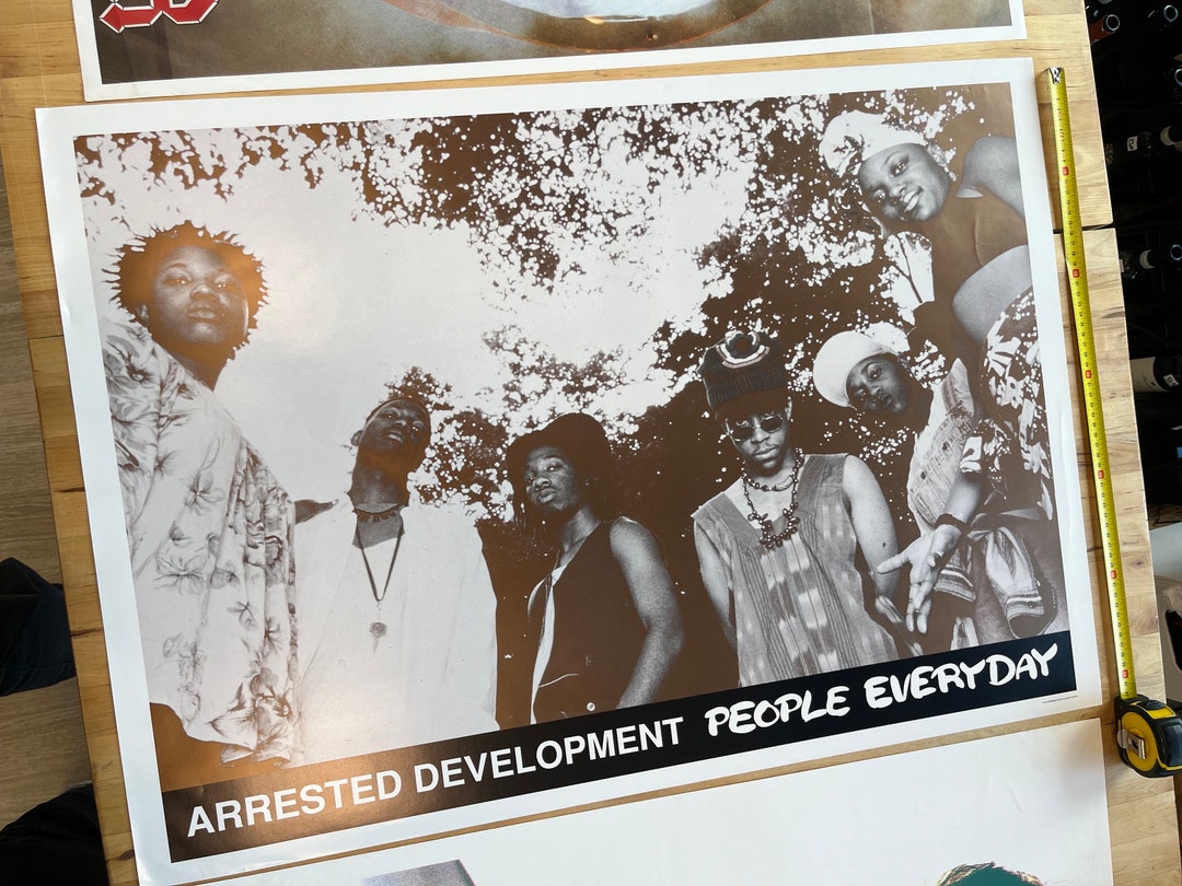 Original Arrested Development Poster *1992 Rare Vintage Print of People ...