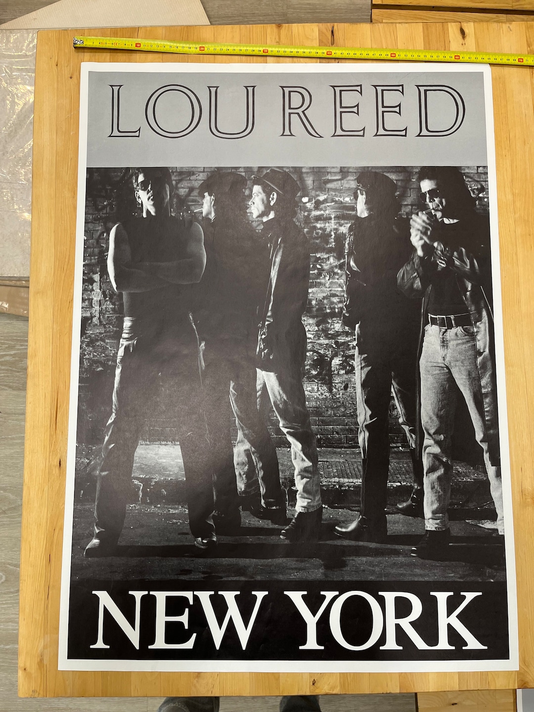 Original Lou Reed Poster *1989 Rare Vintage Print New York Album - Etsy