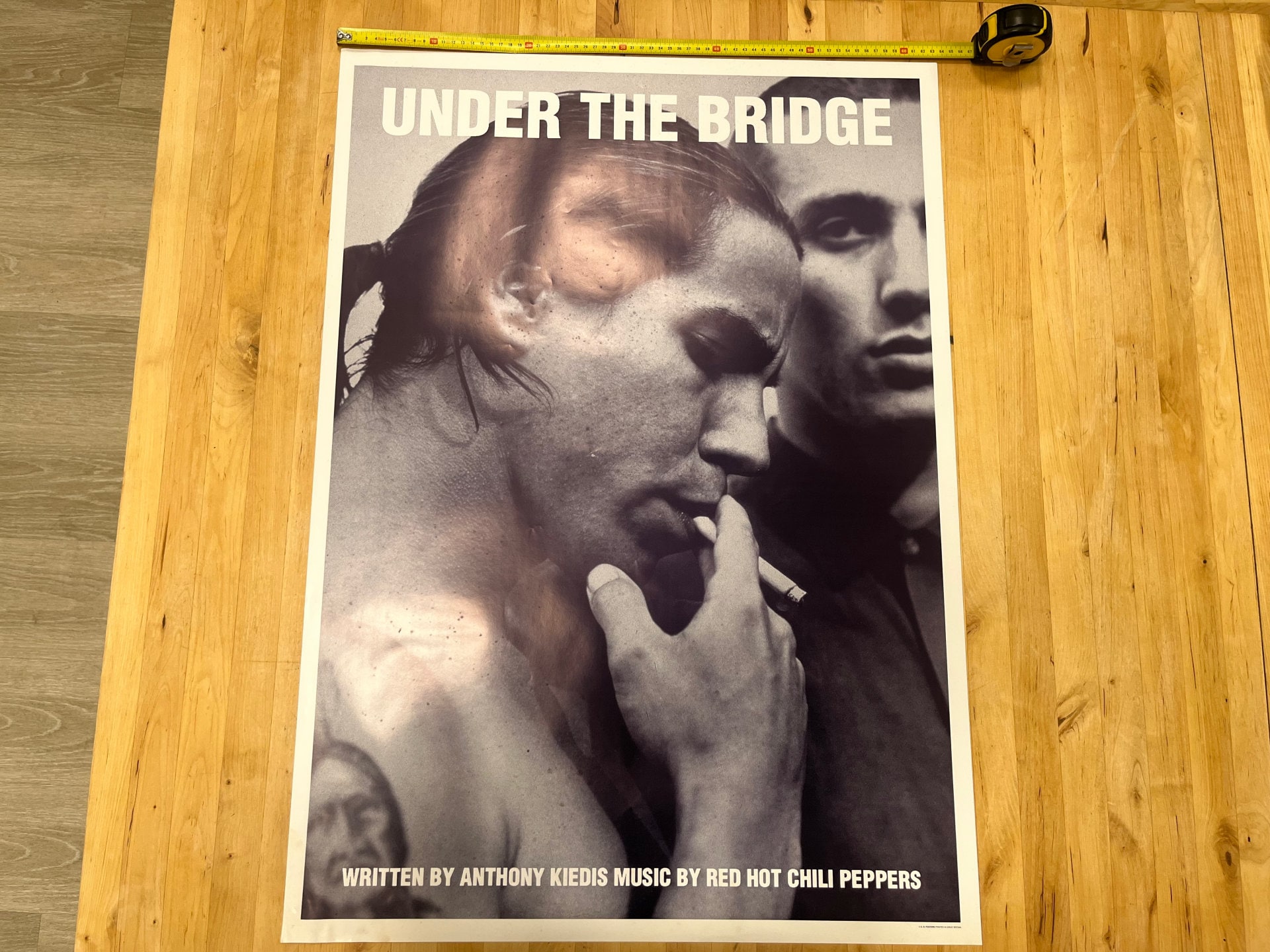 RHCP Vintage Poster * 1991: Anthony Kiedis + John Frusciante Vintage ...