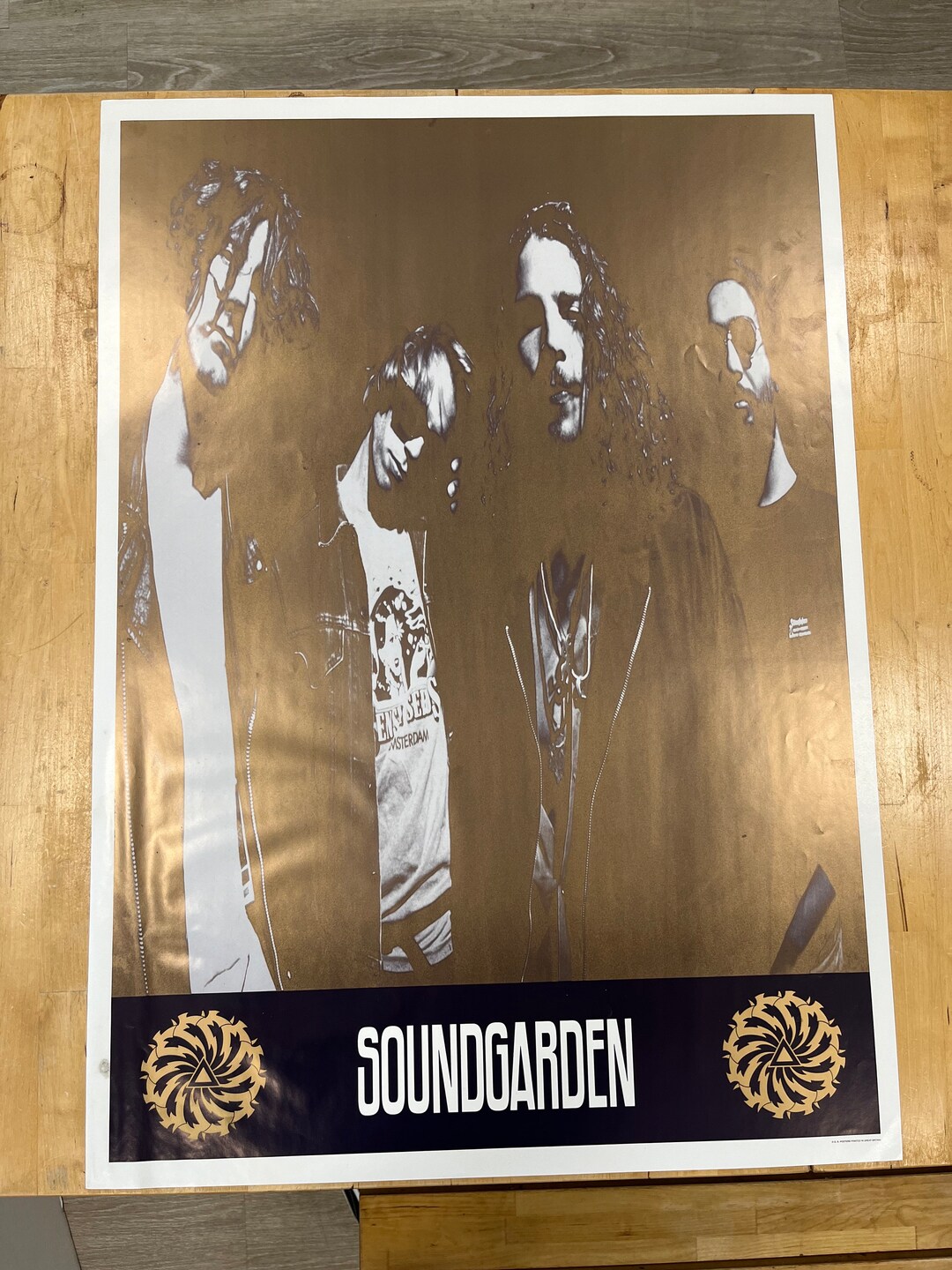 Original Soundgarden Poster *1993 Rare Vintage Print Official - Etsy
